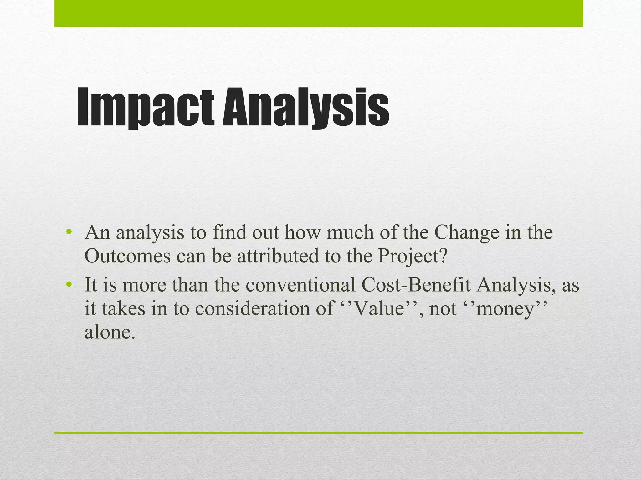 Socio economic impact analysis | PPT
