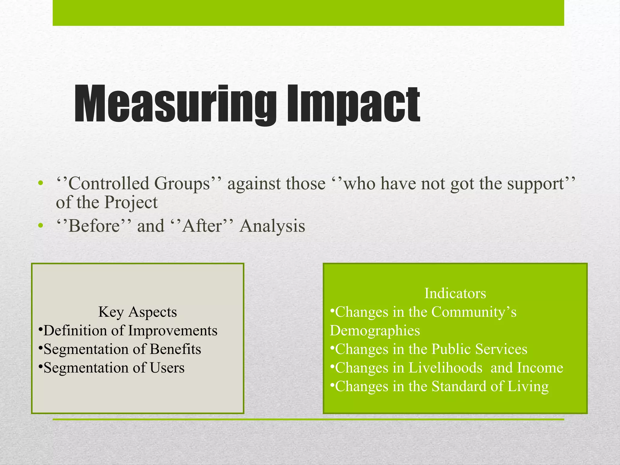 Socio economic impact analysis | PPT