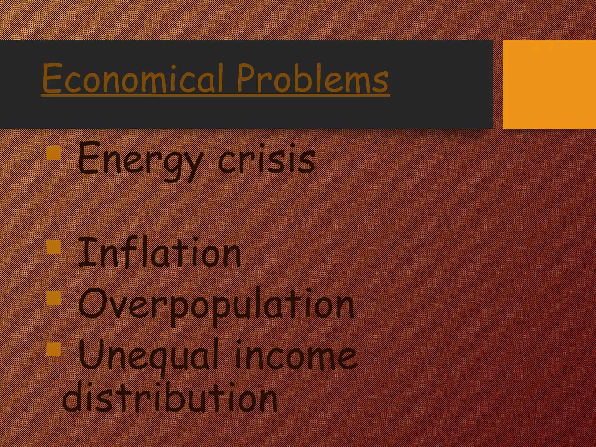 Socio-economic problems within a country | PPT