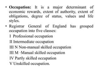 Socio economic profile | PPTX