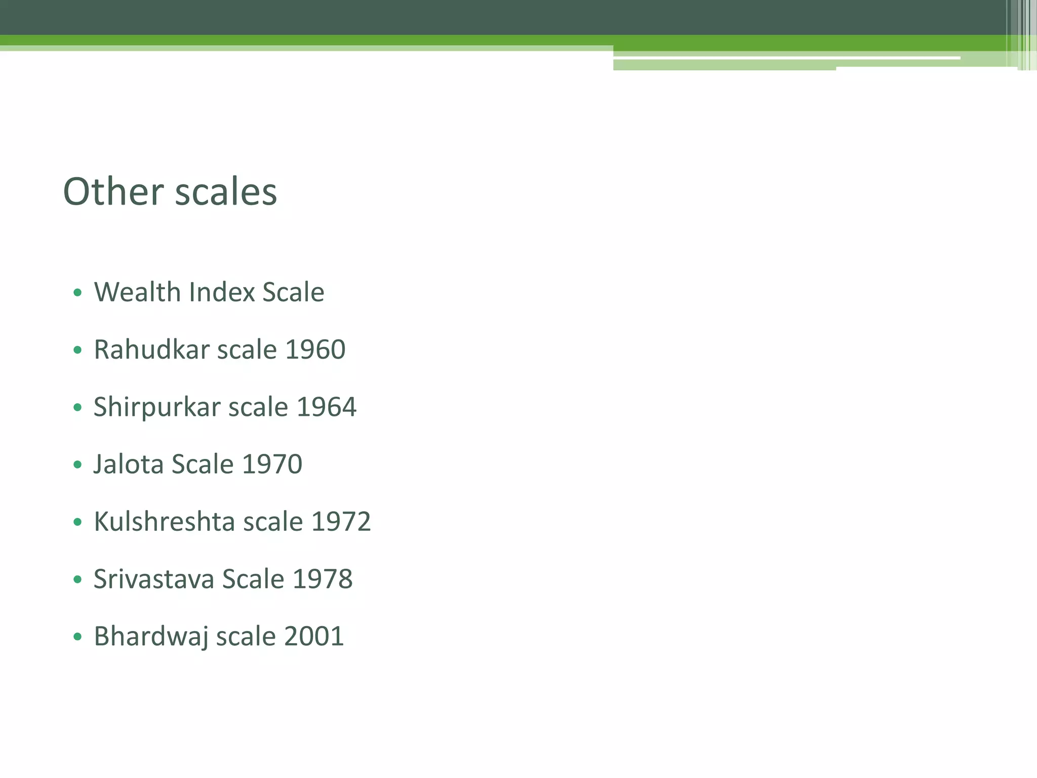 Socio-economic status scale in India | PPTX