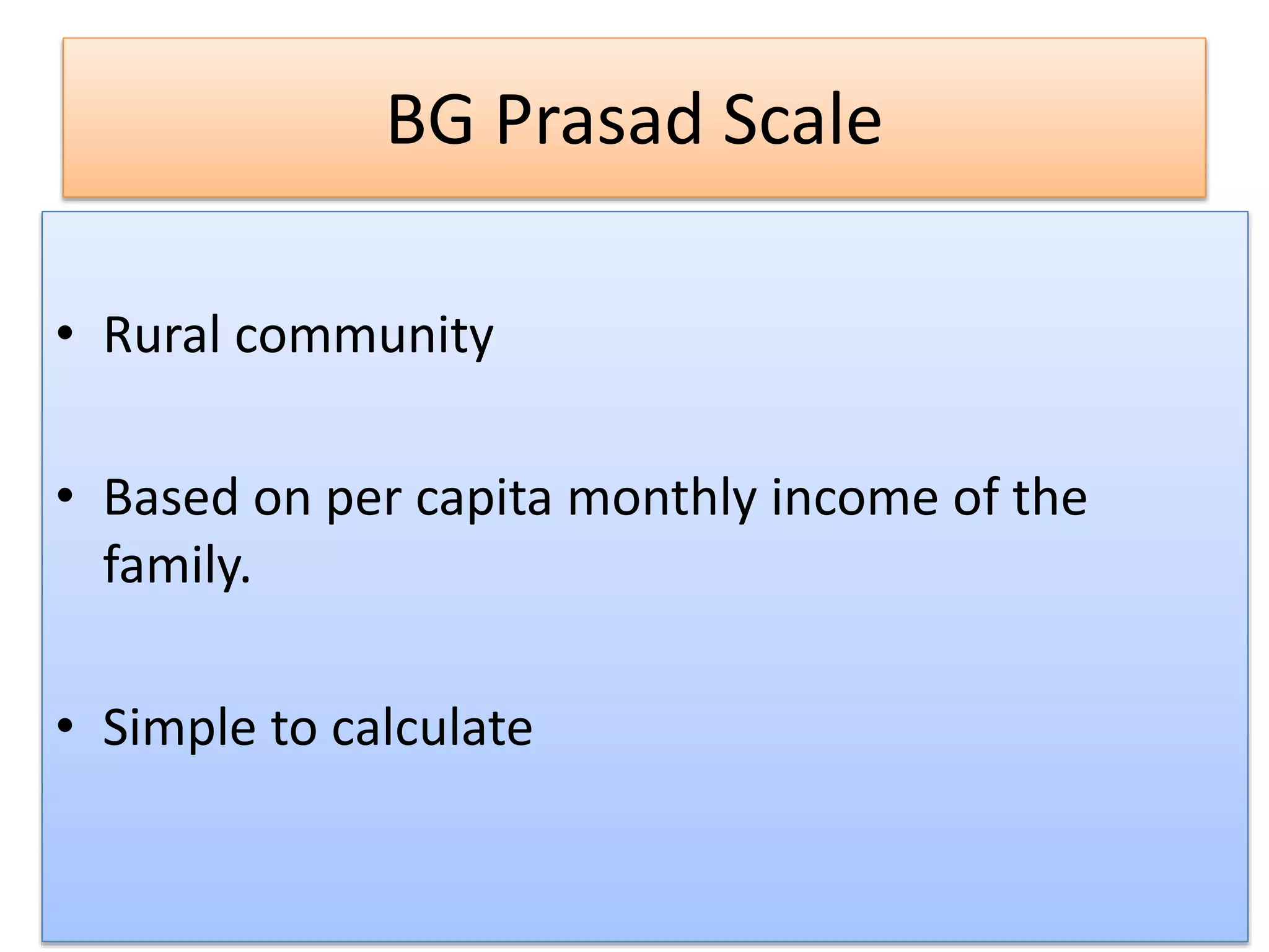 Socio economic status scales | PPTX