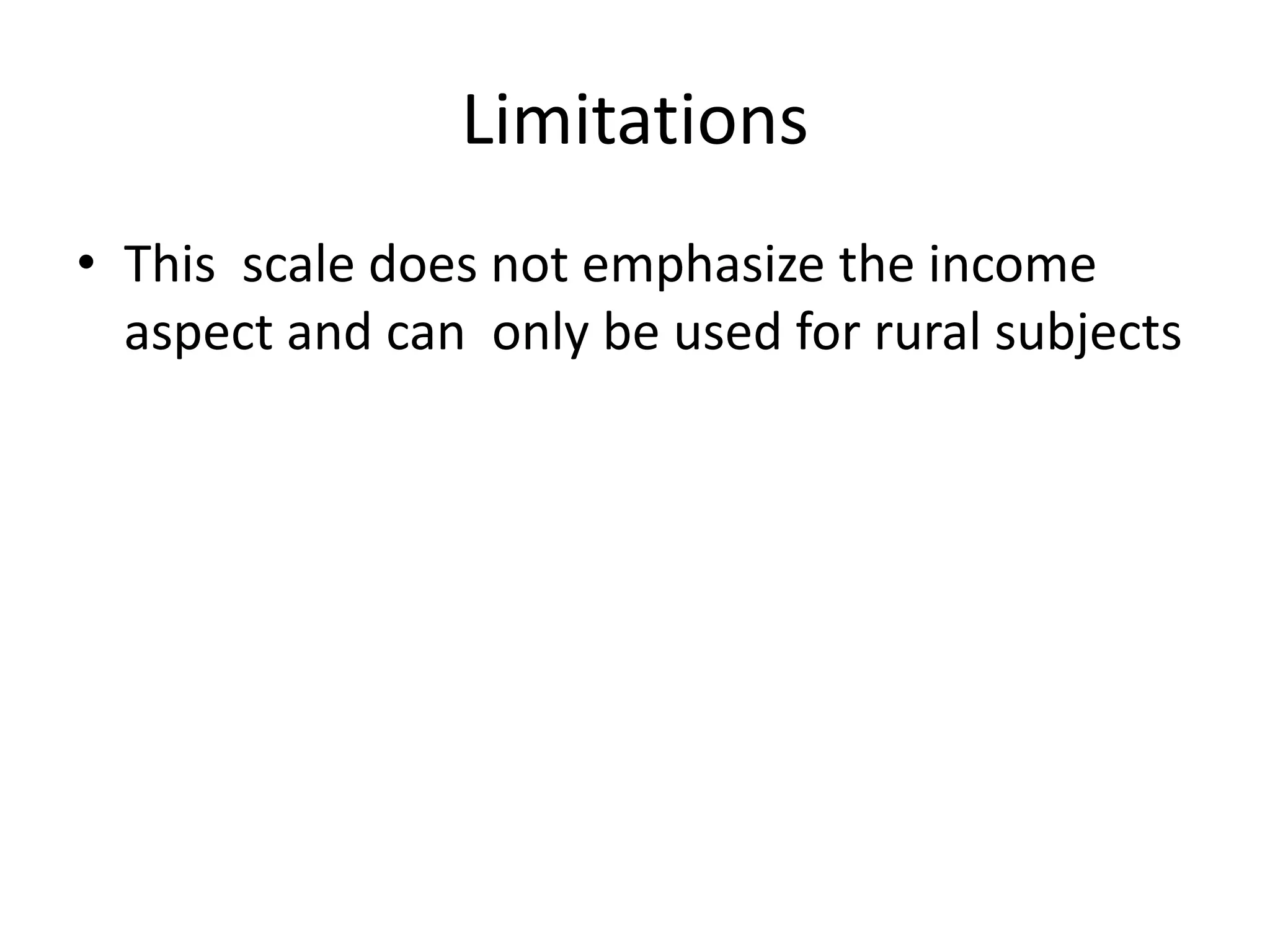 Socio economic status scales | PPTX