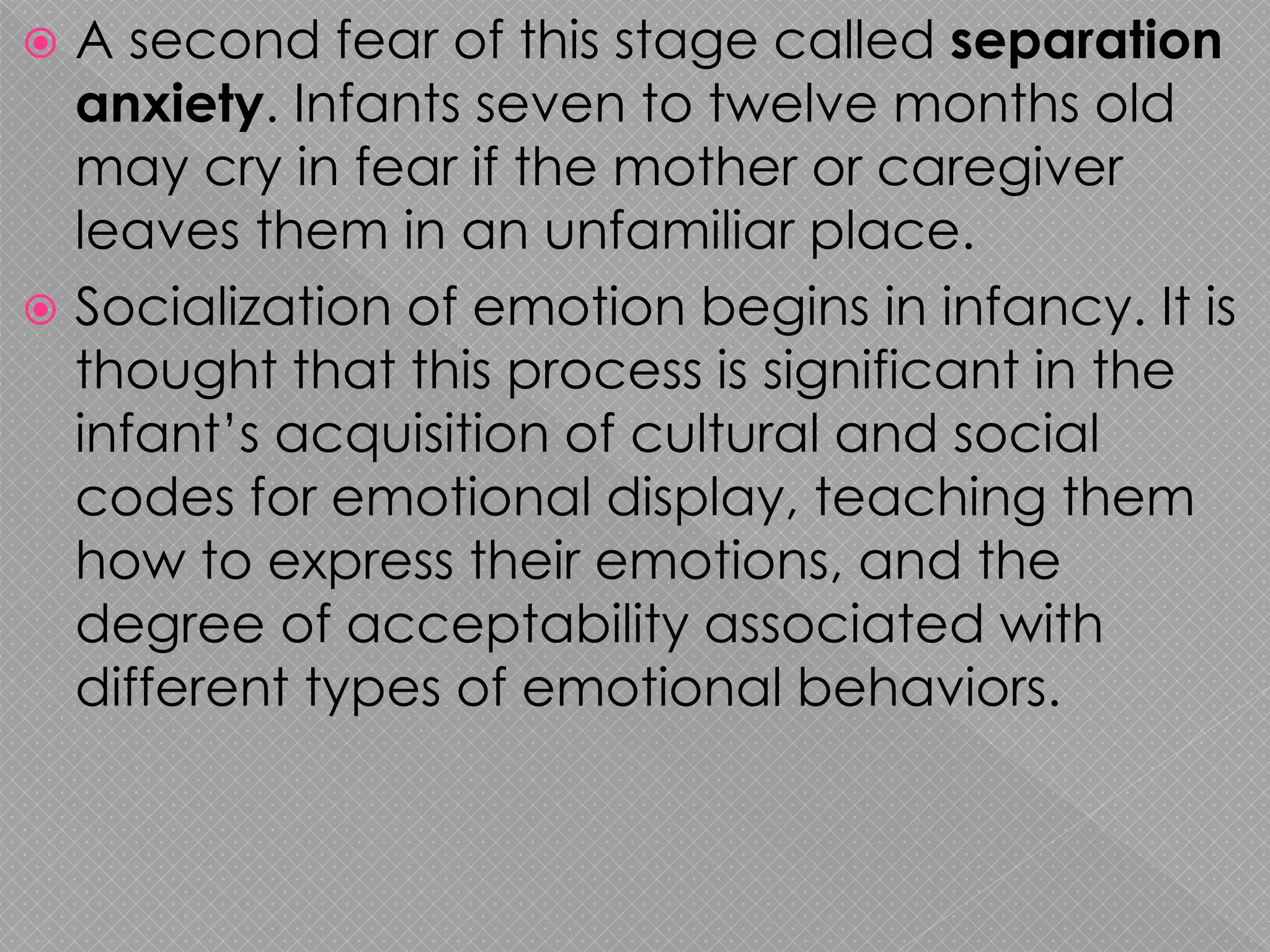 Socio emotional development of infants and toddlers | PPTX