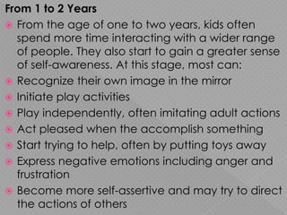 Socio emotional development of infants and toddlers | PPTX