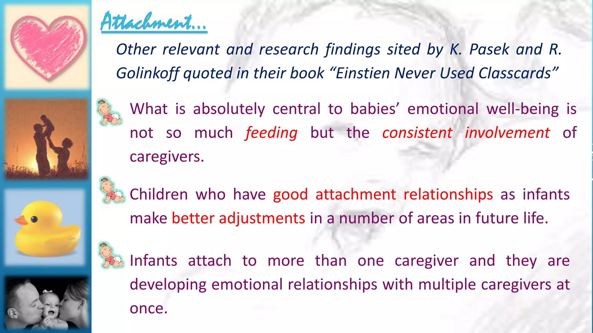 Socio emotional development of infants and toddlers | PPTX