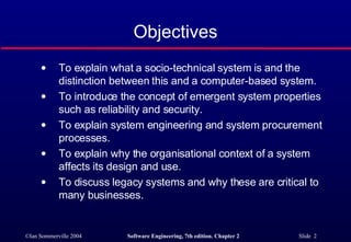 Socio Technical Systems in Software Engineering SE2 | PPT