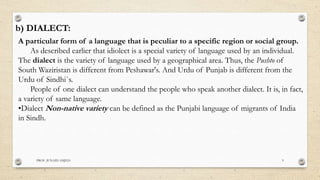 Sociolinguistics | PPTX