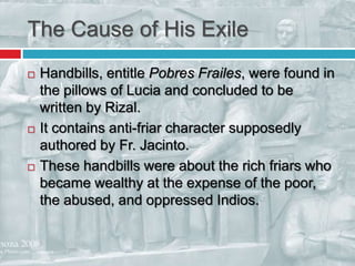 Socio5 13 la liga and exile in dapitan | PPTX
