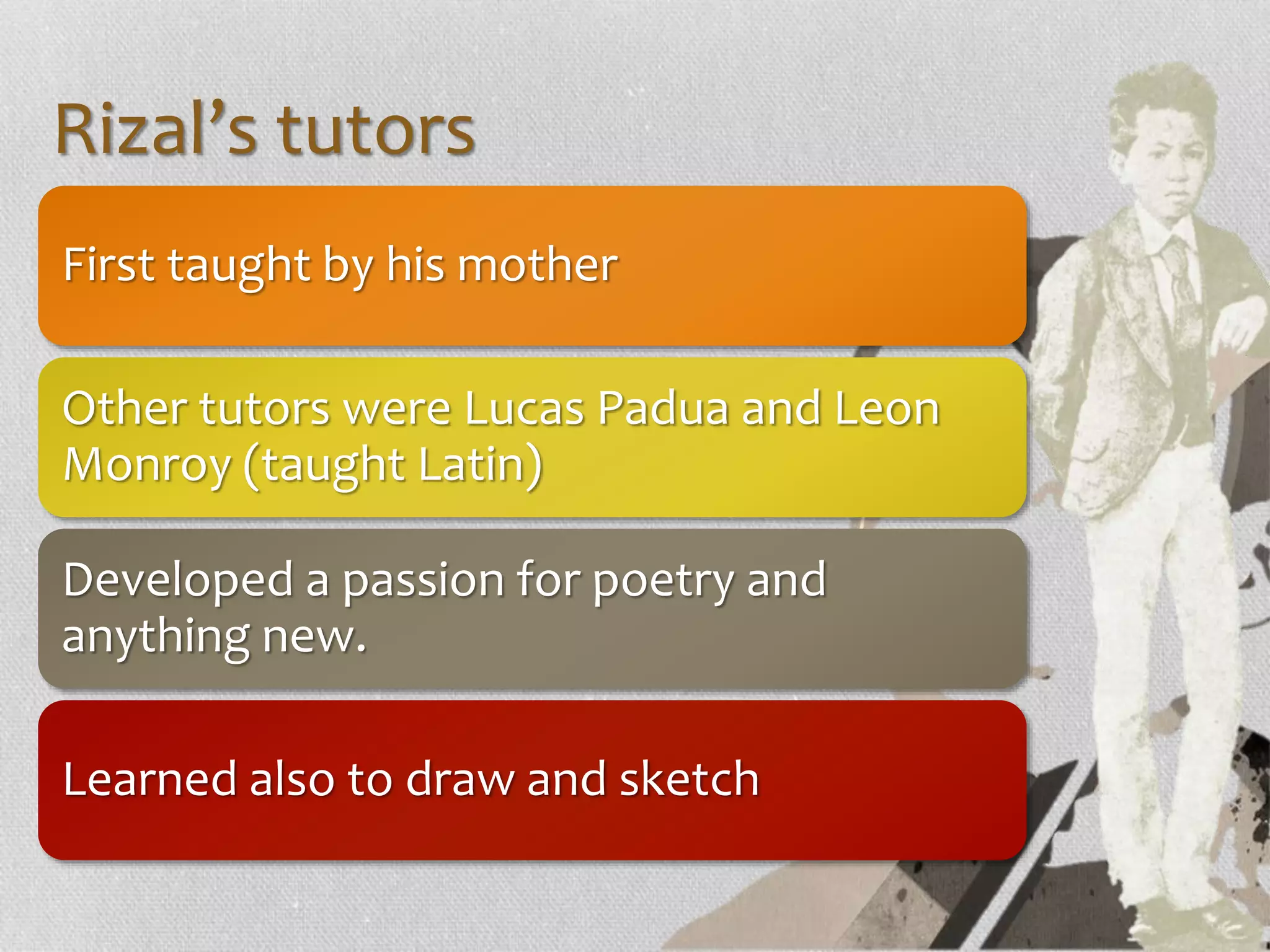 Socio5 3 rizal’s boyhood years | PPTX