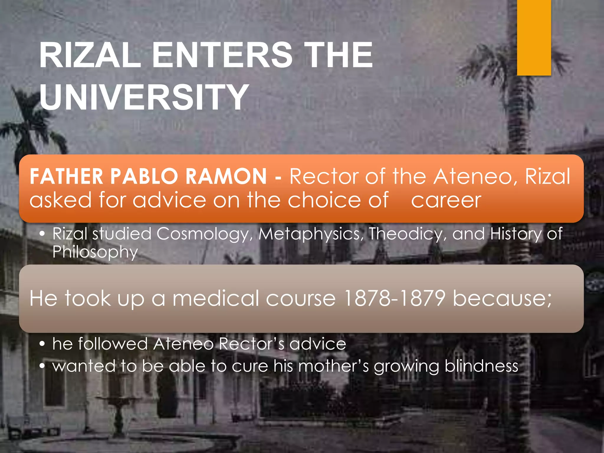 Socio5 5 Rizal At University of Santo Tomas | PPTX