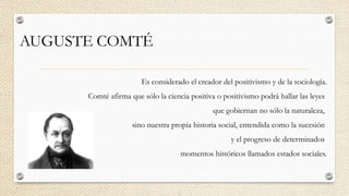 SOCIOLOGIA: LA HISTORIA | PPTX