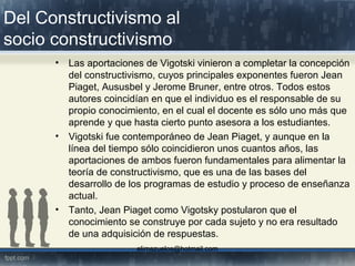 Socio constructivismo | PPT