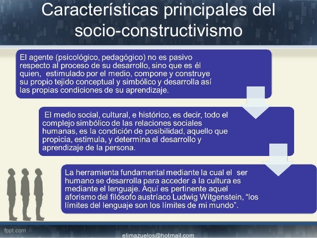 Constructivismo Y Socio Constructivismo Materiales
