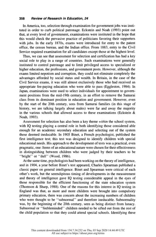 Sociocultural aspects of assessment (1) | PDF