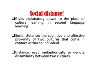 Sociocultural Factors in Language Teaching and Learning | PPT