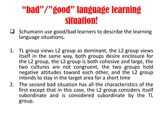 Sociocultural Factors in Language Teaching and Learning | PPT