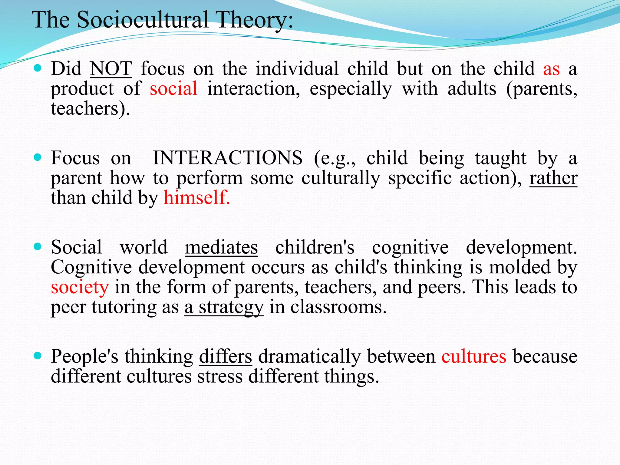 Socio-cultural perspectives on second language learning | PPTX