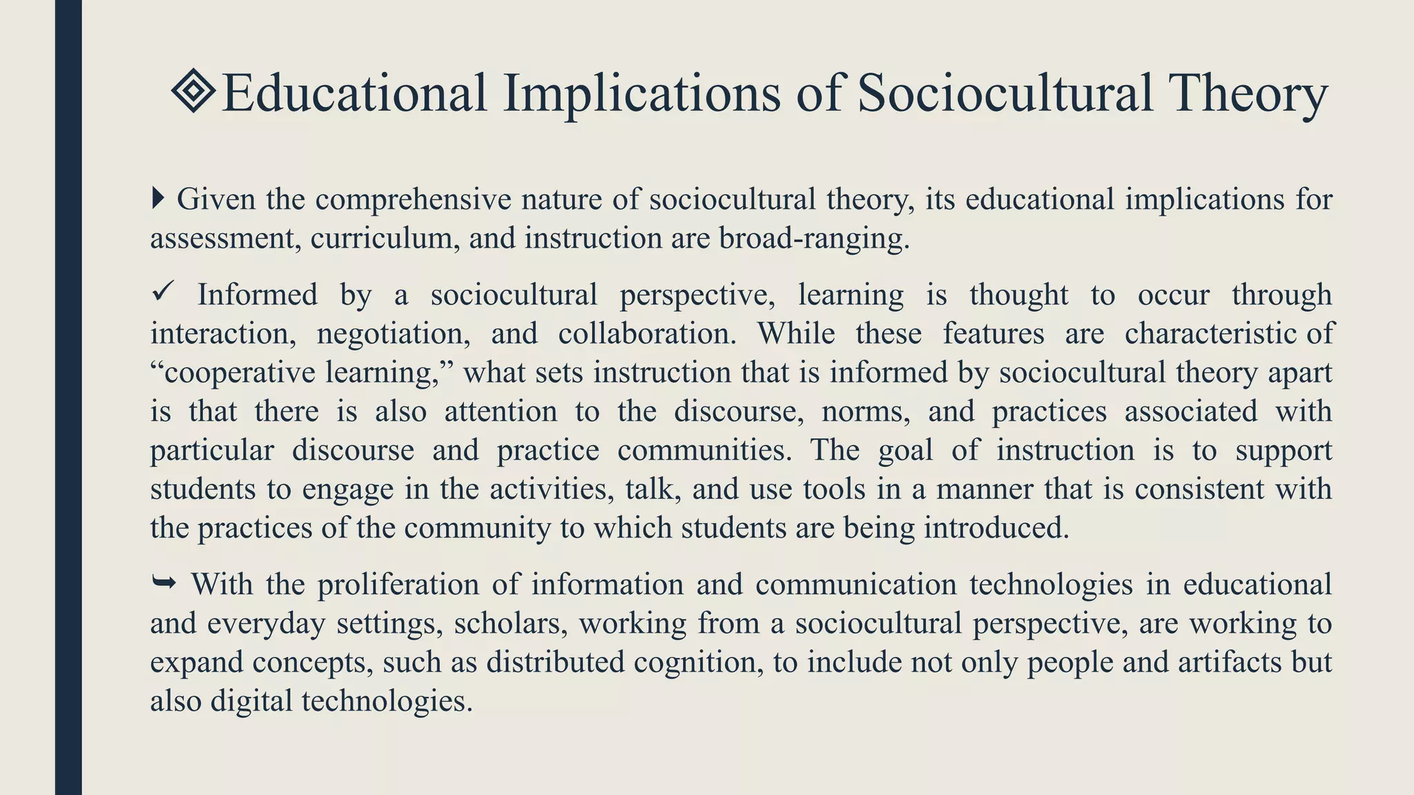 Sociocultural theory zahra farajnezhad | PDF
