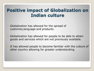 Socio Culture Globalisation | PPT