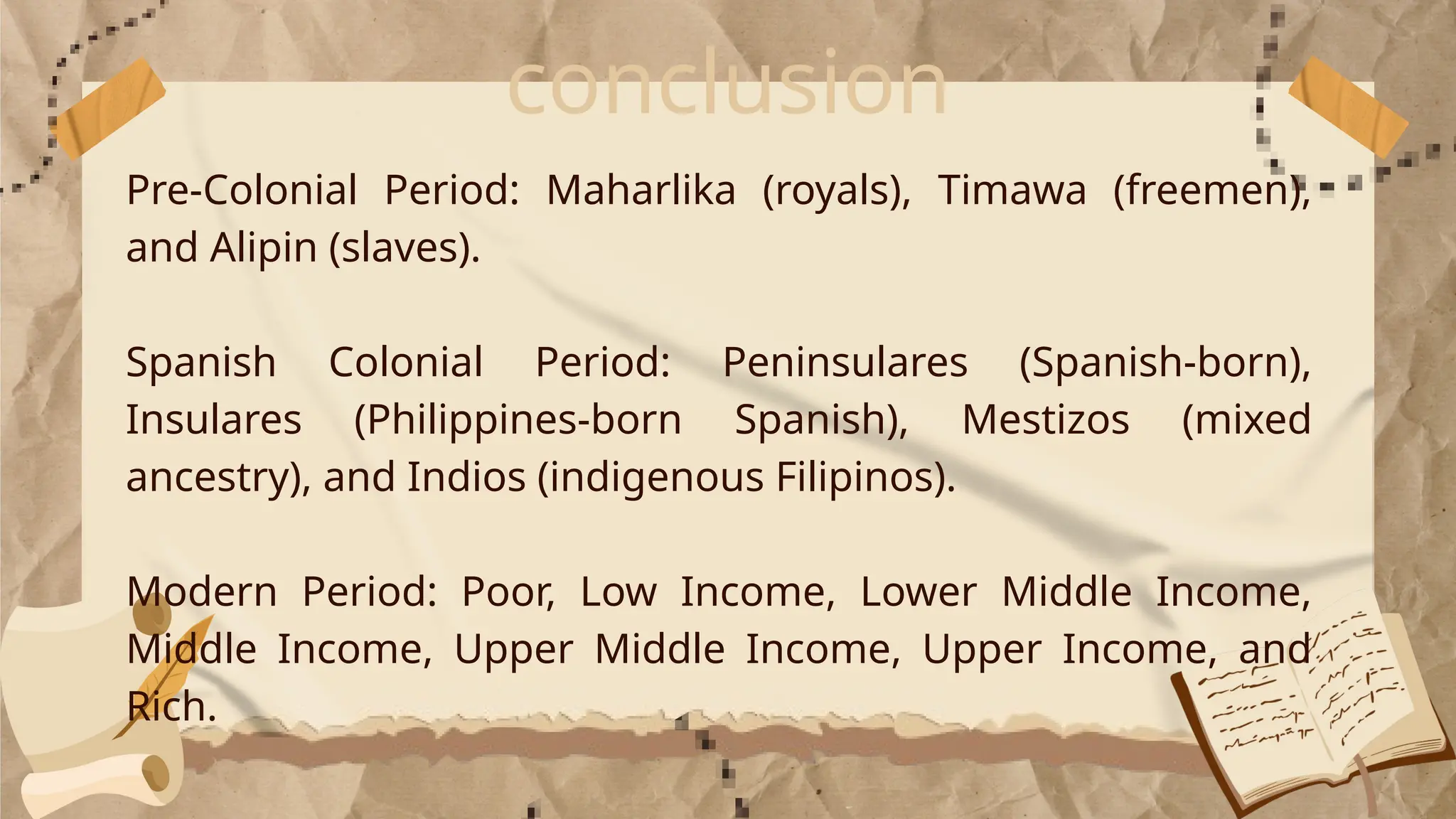 Socioeconomic Classes hierarchicalsocial | PPTX
