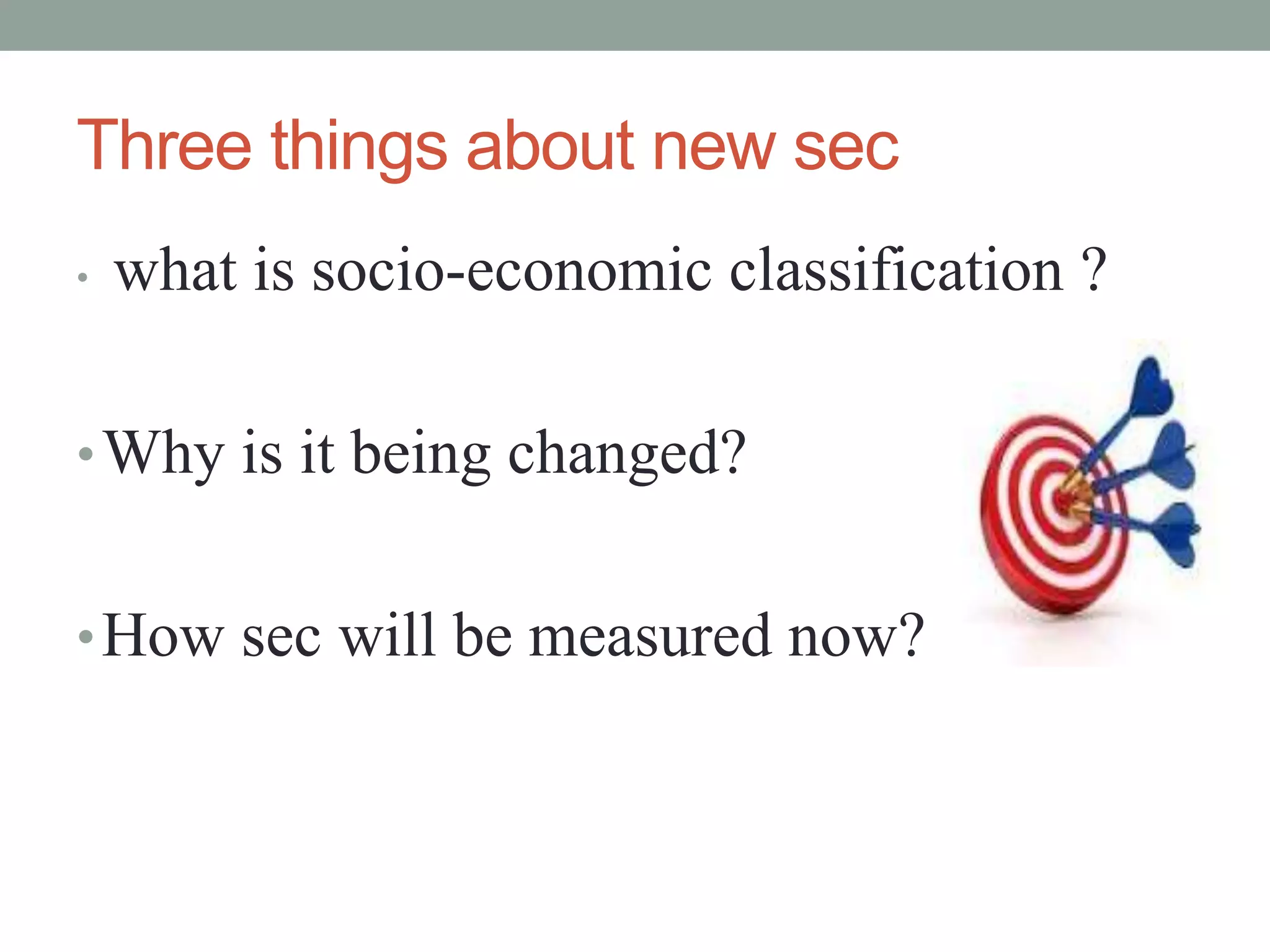 Socio economic classification | PPTX