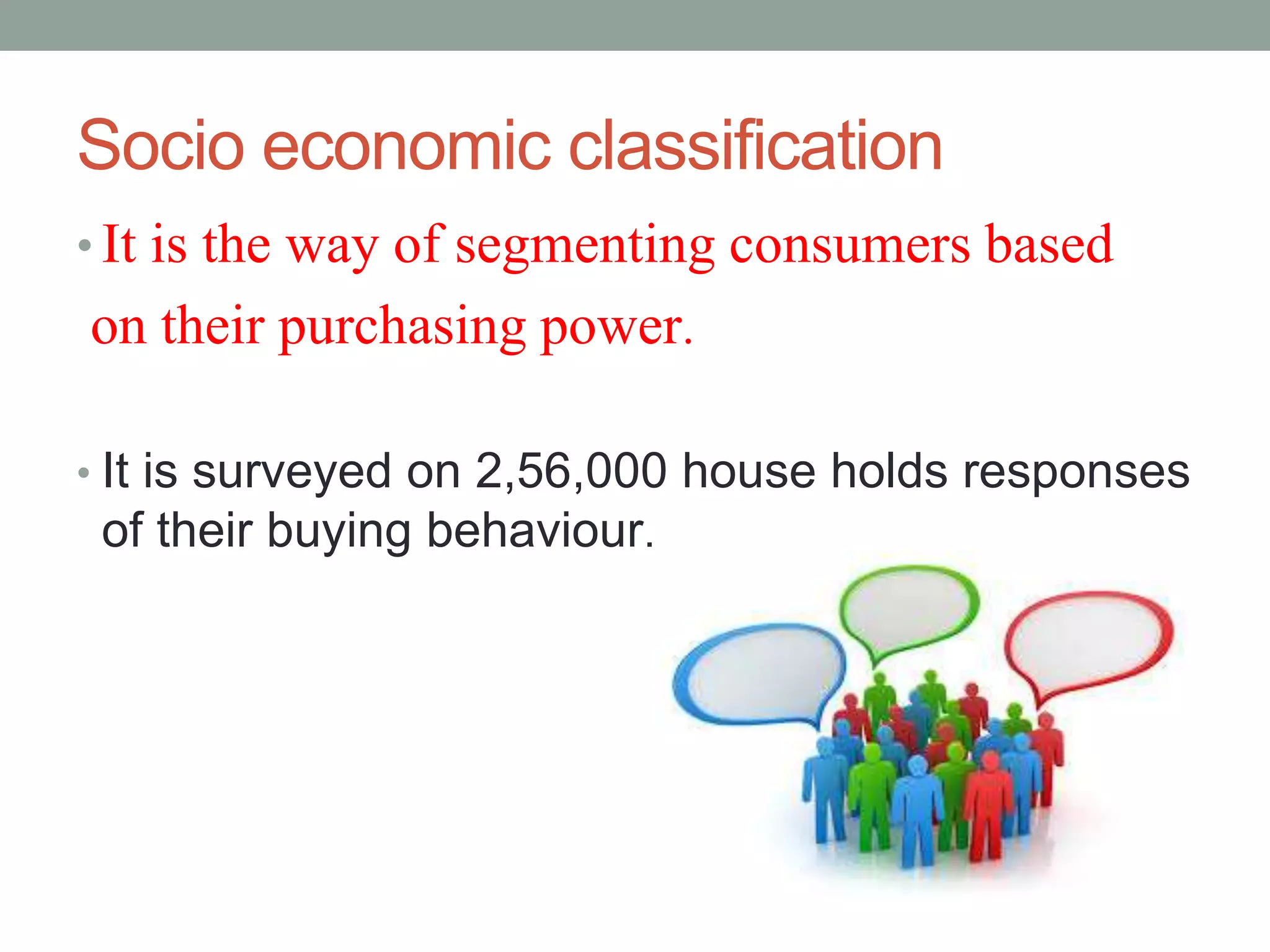 Socio economic classification | PPTX