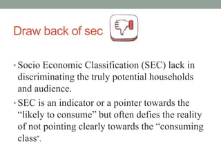 Socio economic classification | PPTX