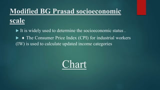 Socioeconomic status scale ppt | PPTX