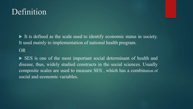 Socioeconomic Status Scale Ppt PPT socioeconomic-status-scale-ppt-ppt