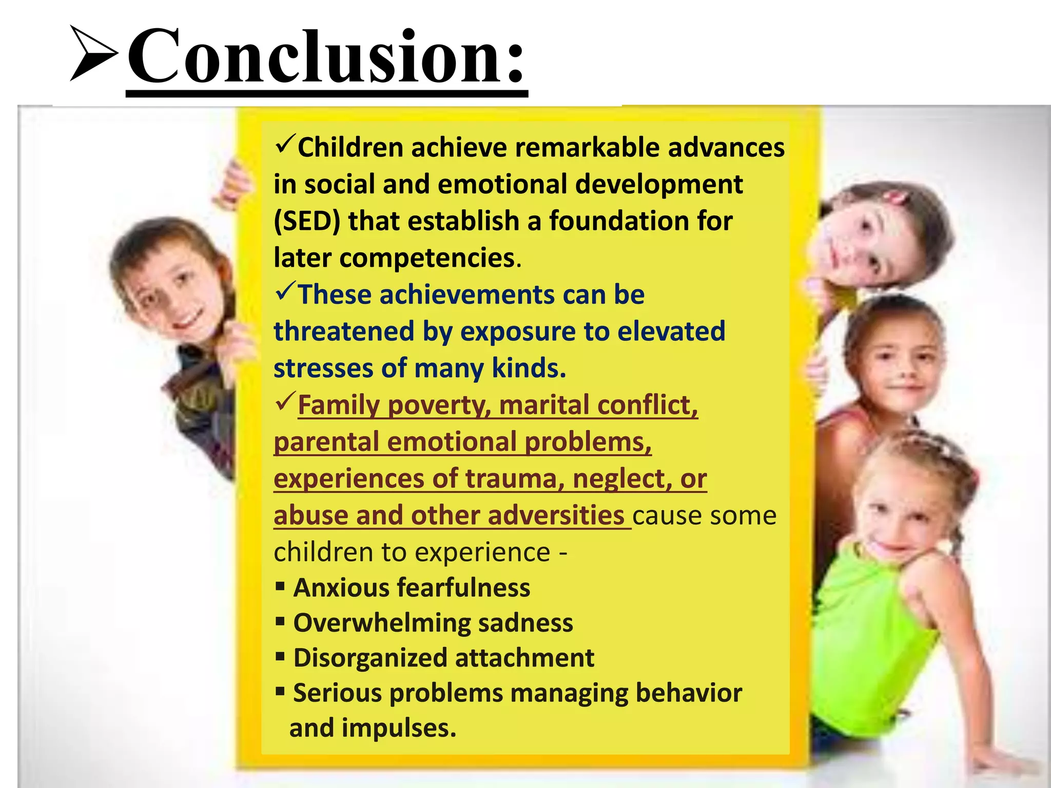 Socio emotional development at Early Childhood | PPTX