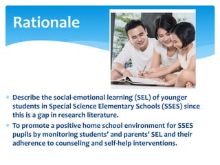 Interventions to Foster Socio-Emotional Learning for SSES Pupils and ...