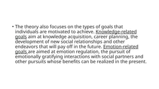 Socioemotional selectivity theory,research findings .pptx