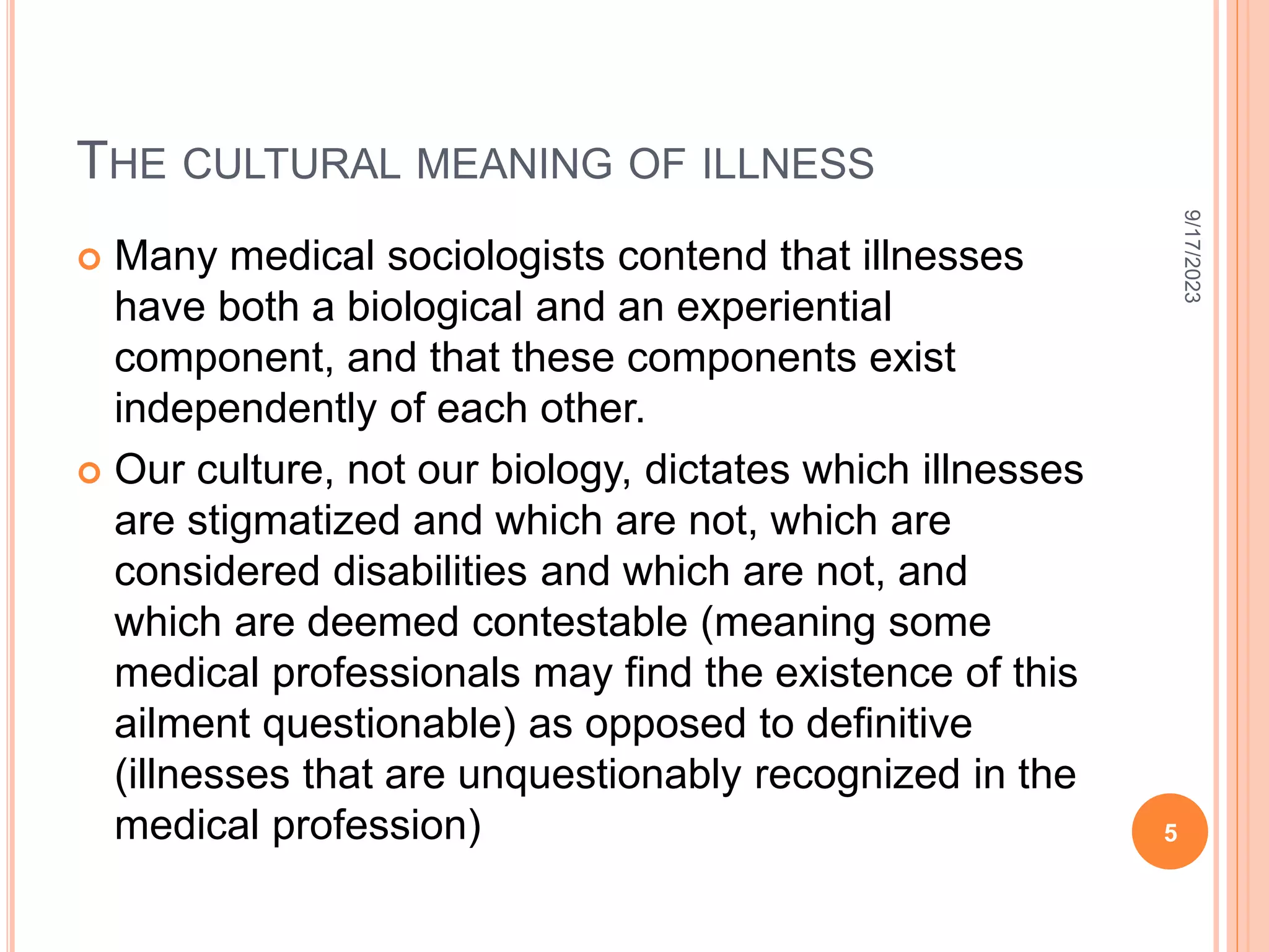 The Field of Medical Sociology | PPTX