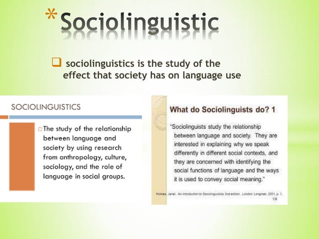 English language teaching- "Sociolinguistic" | PPTX