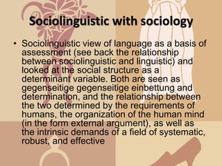 Sociolinguistics | PPTX
