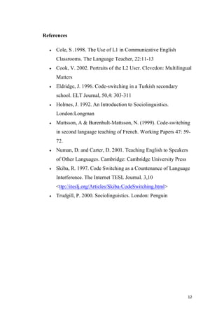 Sociolinguistics | DOCX