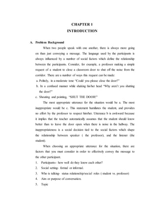 Sociolinguistics (Paper) | DOCX