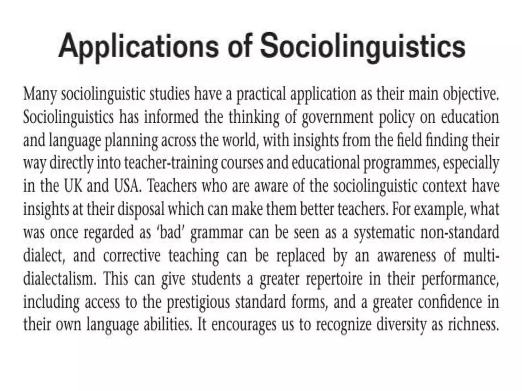 Sociolinguistics | PPTX