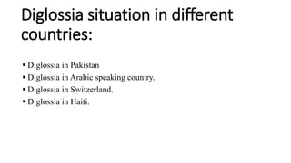 #language contact and language choice | PPTX