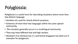 #language contact and language choice | PPTX