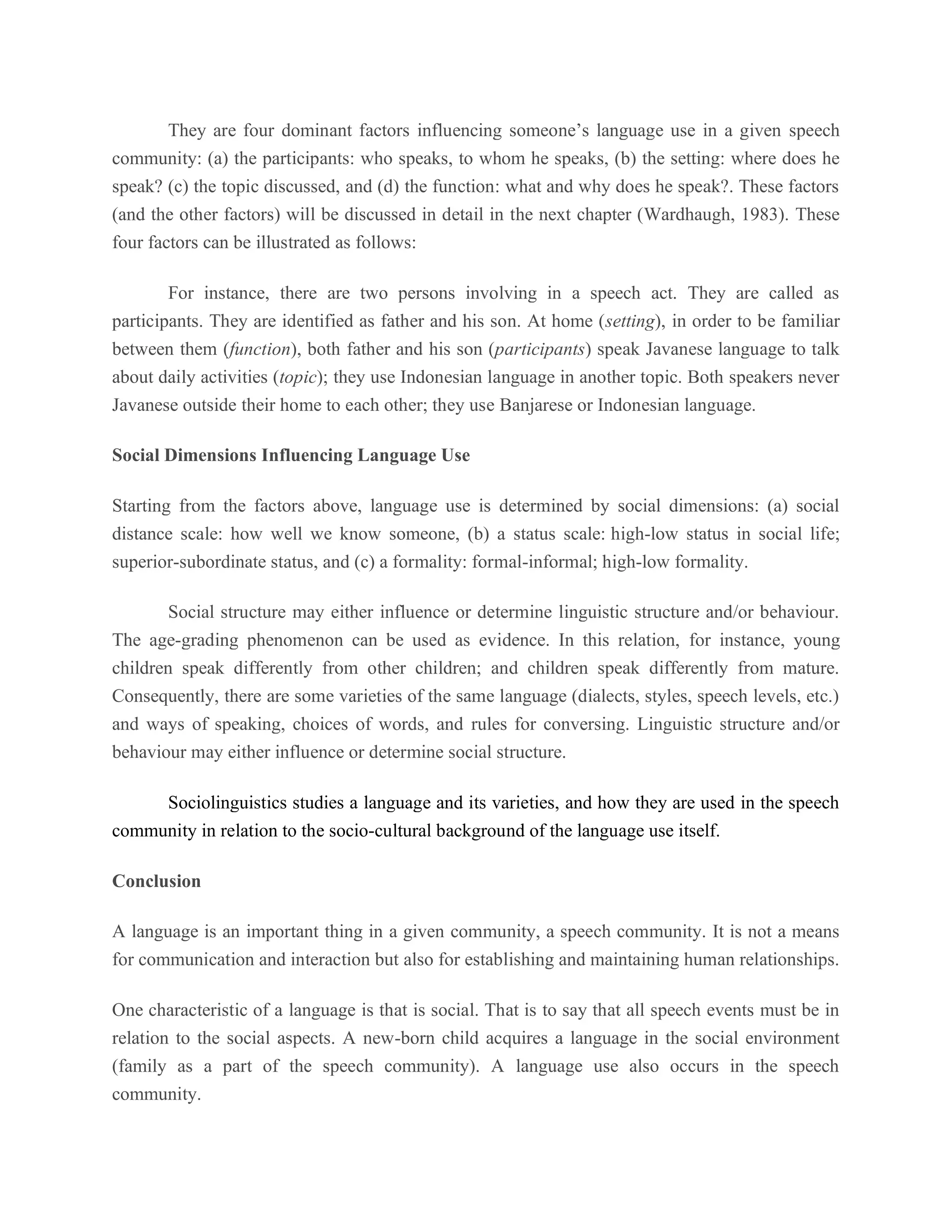 Sociolinguistics | PDF