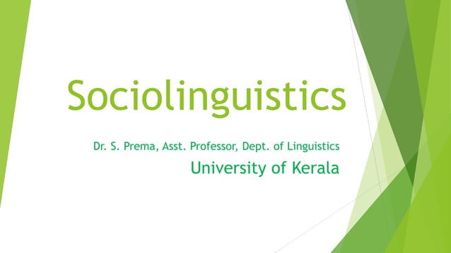 Sociolinguistics.pptx | Free Download