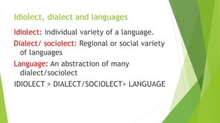 Sociolinguistics.pptx | Free Download
