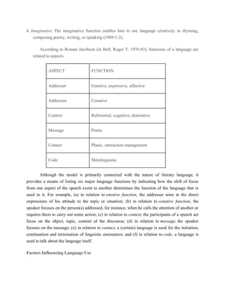 Sociolinguistics (1) | PDF