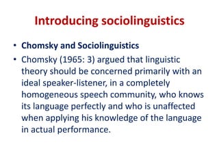 Sociolinguistics 1.pdf | Science