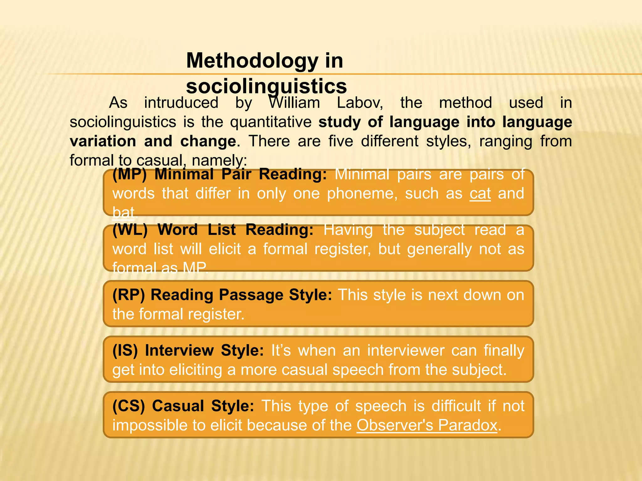 Sociolinguistics | PPT