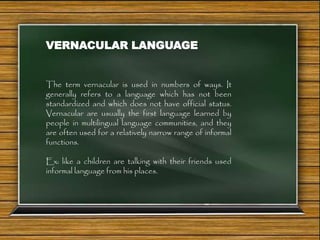 Linguistic varieties and multilingual nations ( Sociolinguistic ) | PPTX