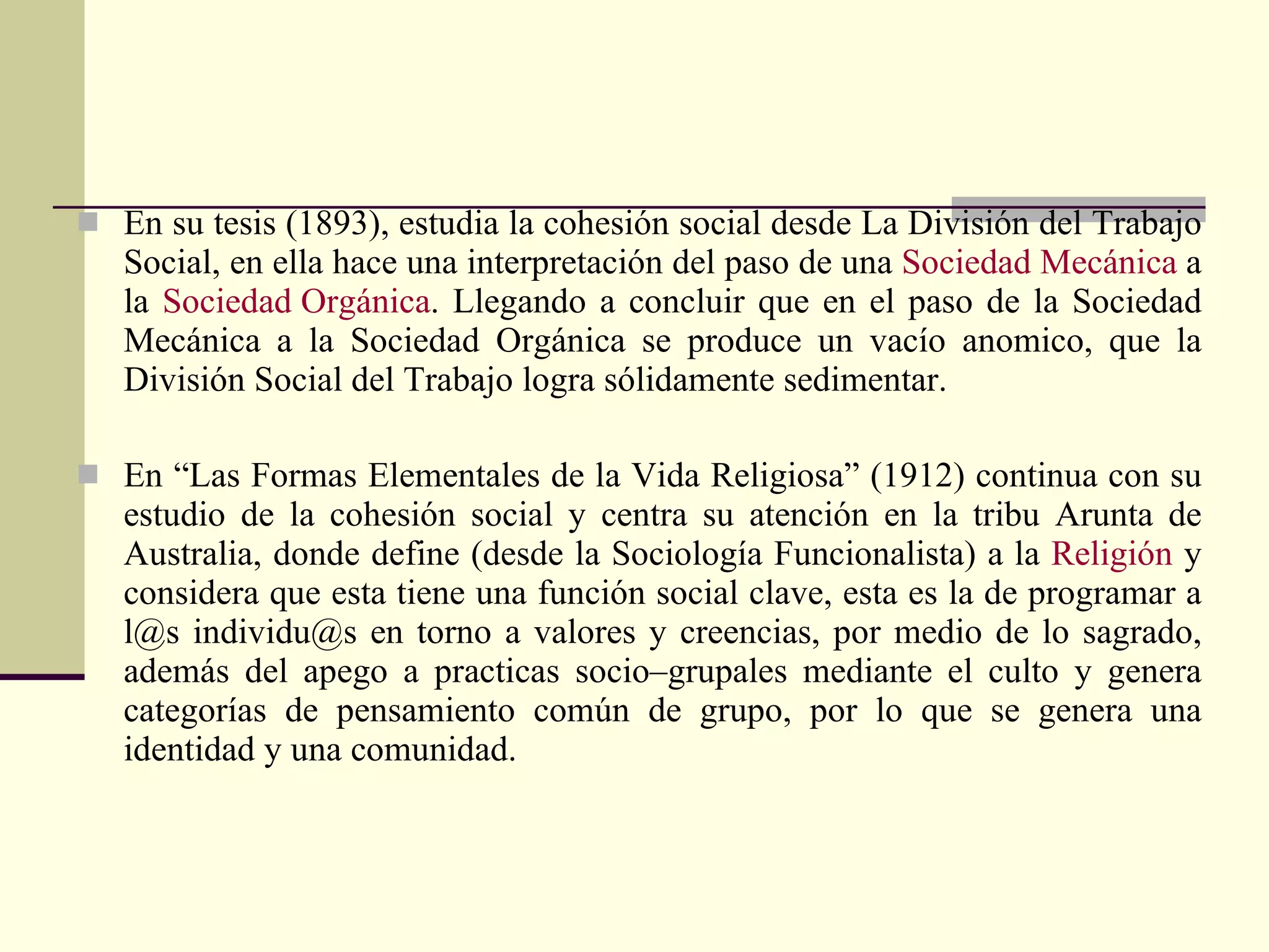 Emile Durkheim | PPT