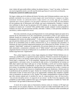 Sociología después del holocausto, Sigmund Bauman | DOCX